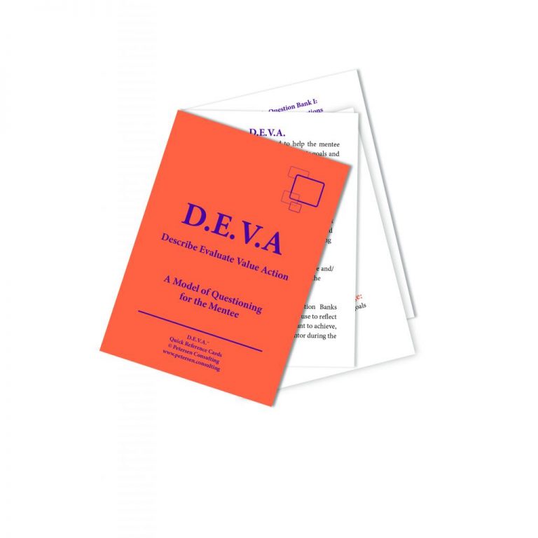 D.E.V.A. for the Mentee: Quick Reference Flipcards – Lesley Petersen ...
